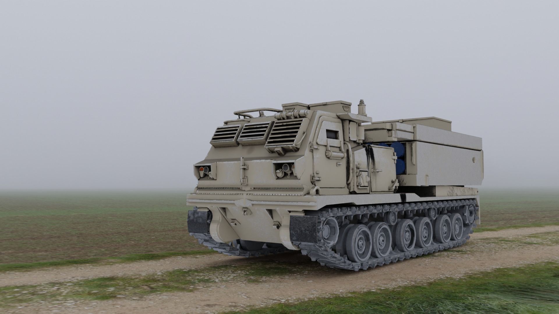 Israeli Defence Forces M270 MLRS 3D model | CGTrader