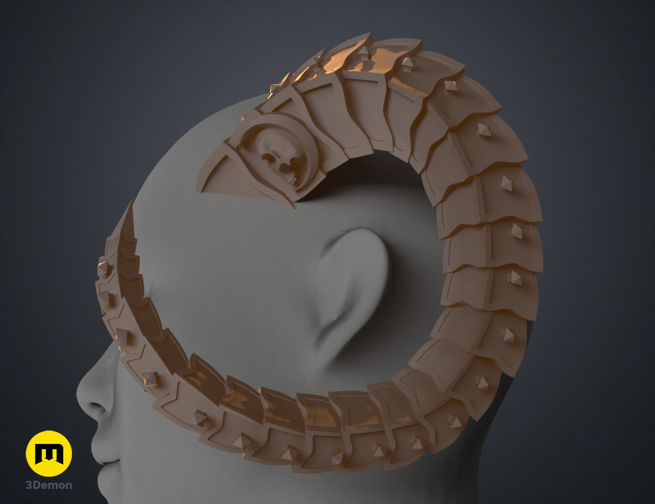 Metal Horns 3D model 3D printable | CGTrader