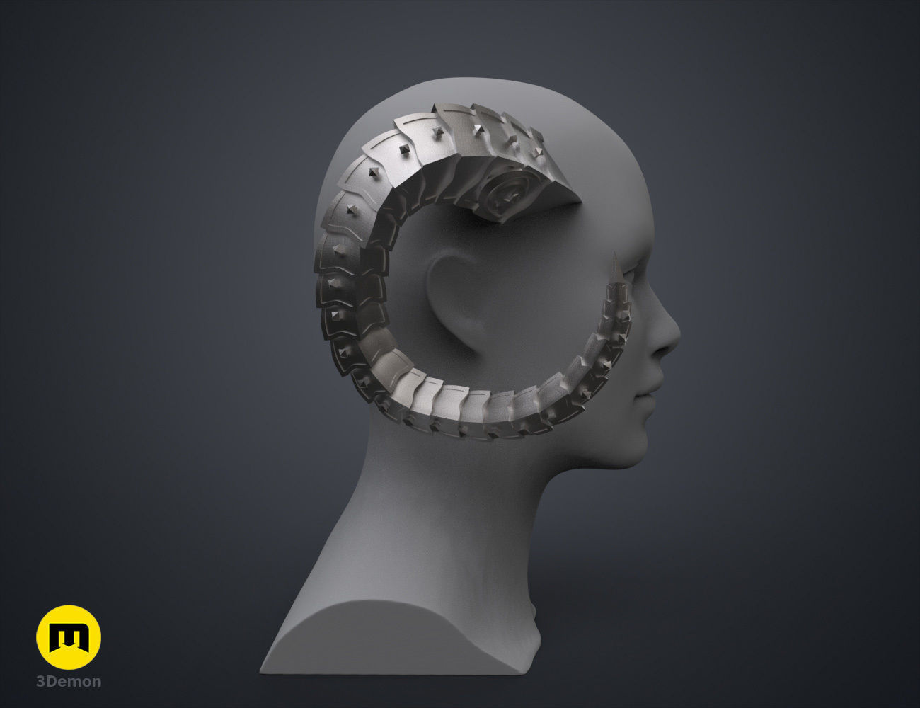 Metal Horns 3D model 3D printable | CGTrader