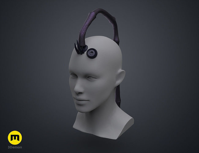 Kerrigan Hair and Horns - StarCraft 3D model 3D printable | CGTrader
