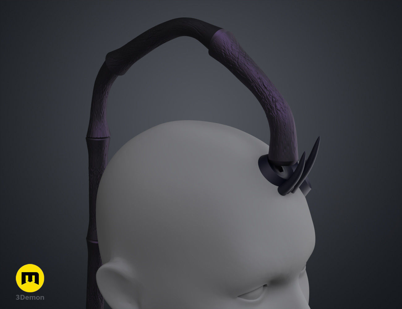 Kerrigan Hair and Horns - StarCraft 3D model 3D printable | CGTrader