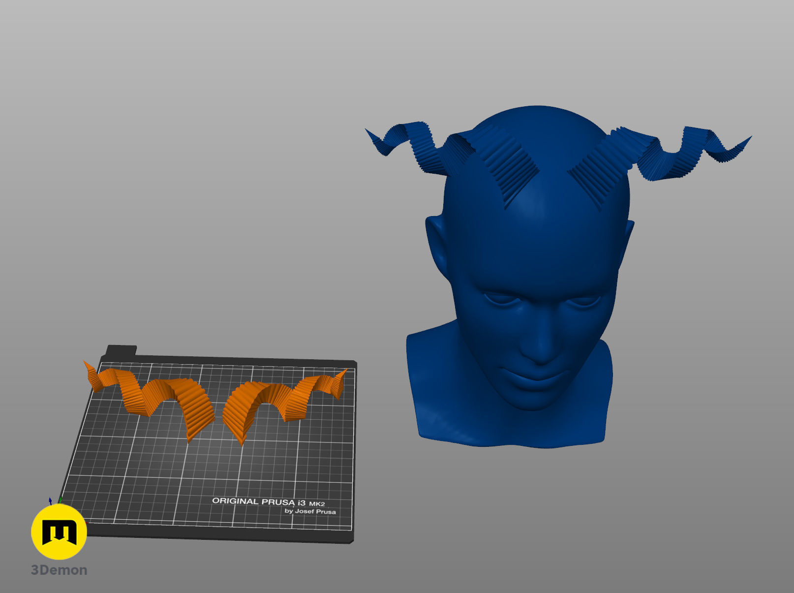 Fearne Calloway Horns - Critical Role 3D model 3D printable | CGTrader