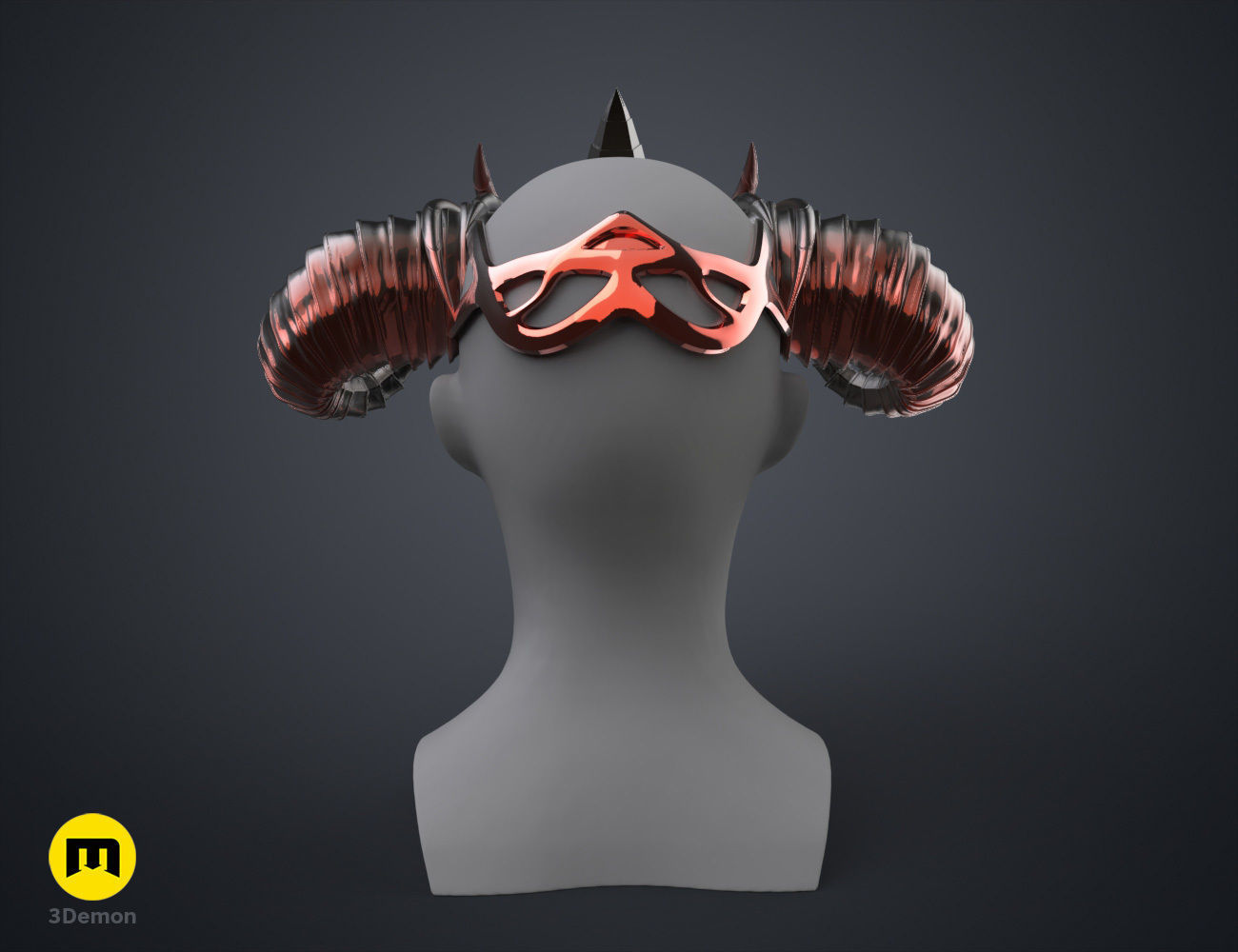 Asmodeus Horns - Critical Role 3D model 3D printable | CGTrader