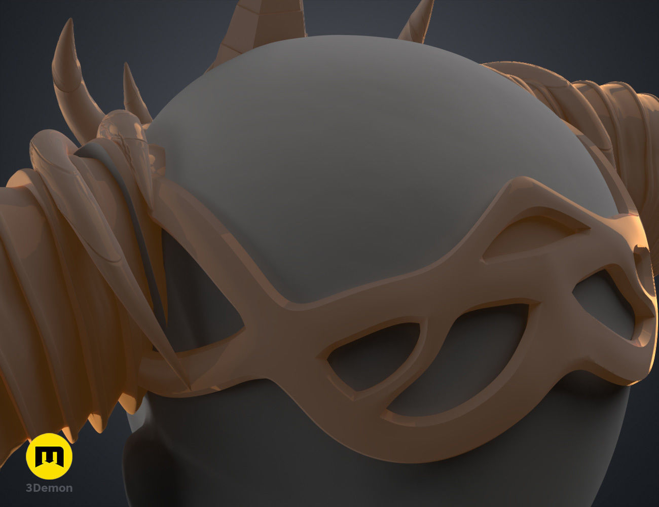 Asmodeus Horns - Critical Role 3D model 3D printable | CGTrader