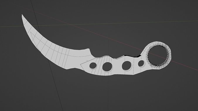 3D model Valorant Reaver Karambit 3D print model VR / AR / low-poly | CGTrader