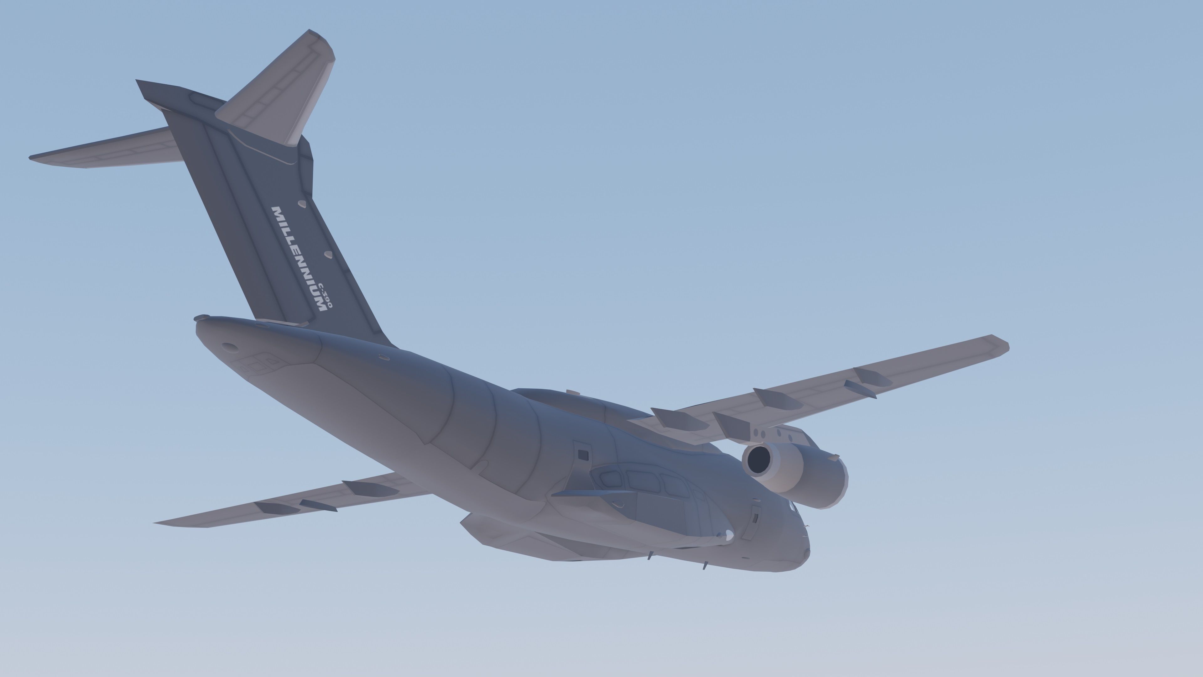 3D model Embraer C-390 Millennium VR / AR / low-poly | CGTrader