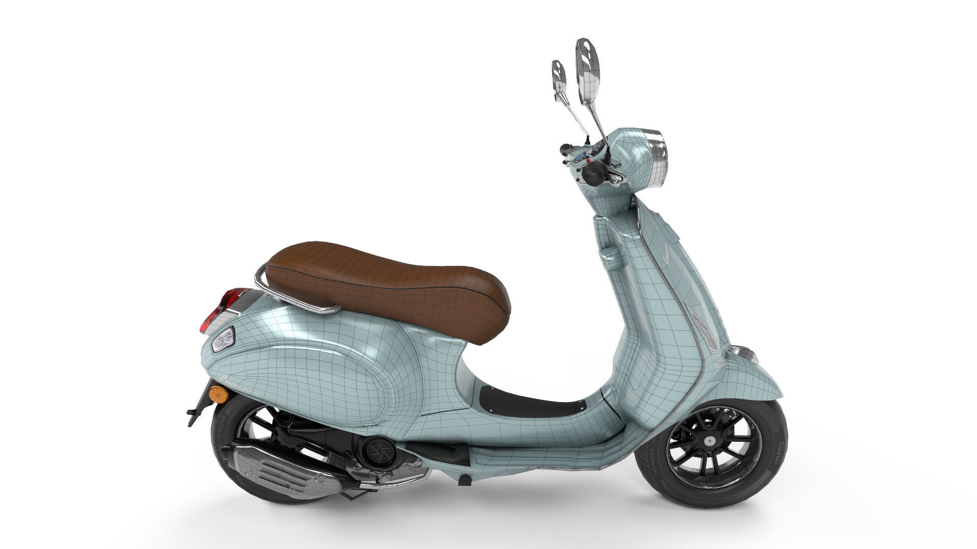 3D model Vespa VR / AR / low-poly | CGTrader