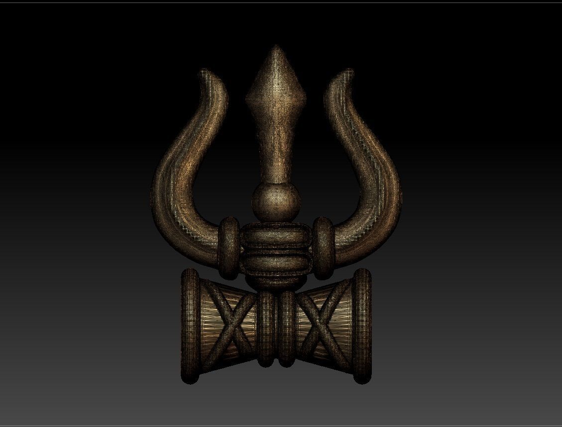 TRISHUL PENDENT 3D model 3D printable | CGTrader