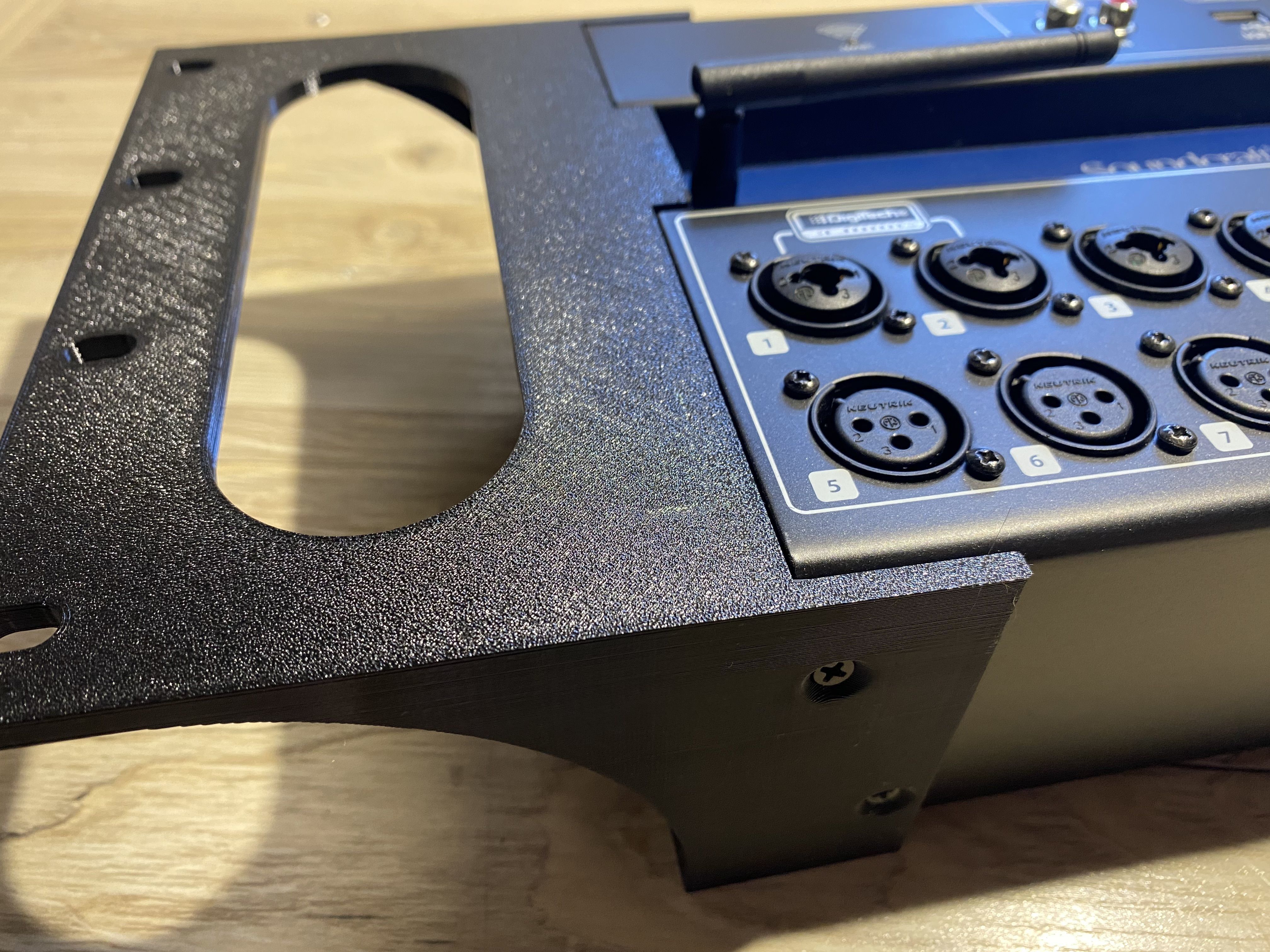 soundcraft ui12 rack adapter 3D model 3D printable | CGTrader