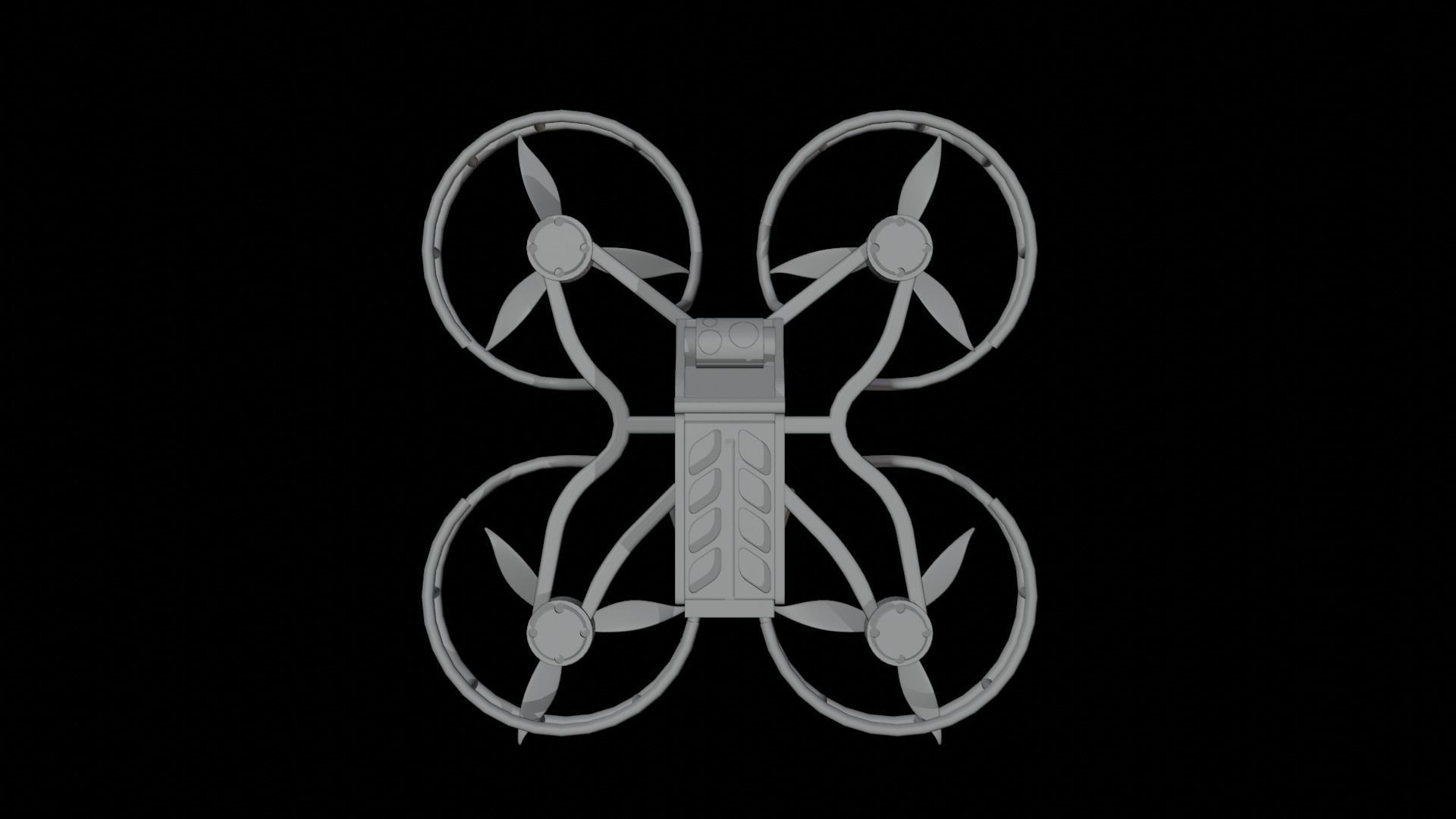 INDOOR FPV DRONE free 3D model animated | CGTrader