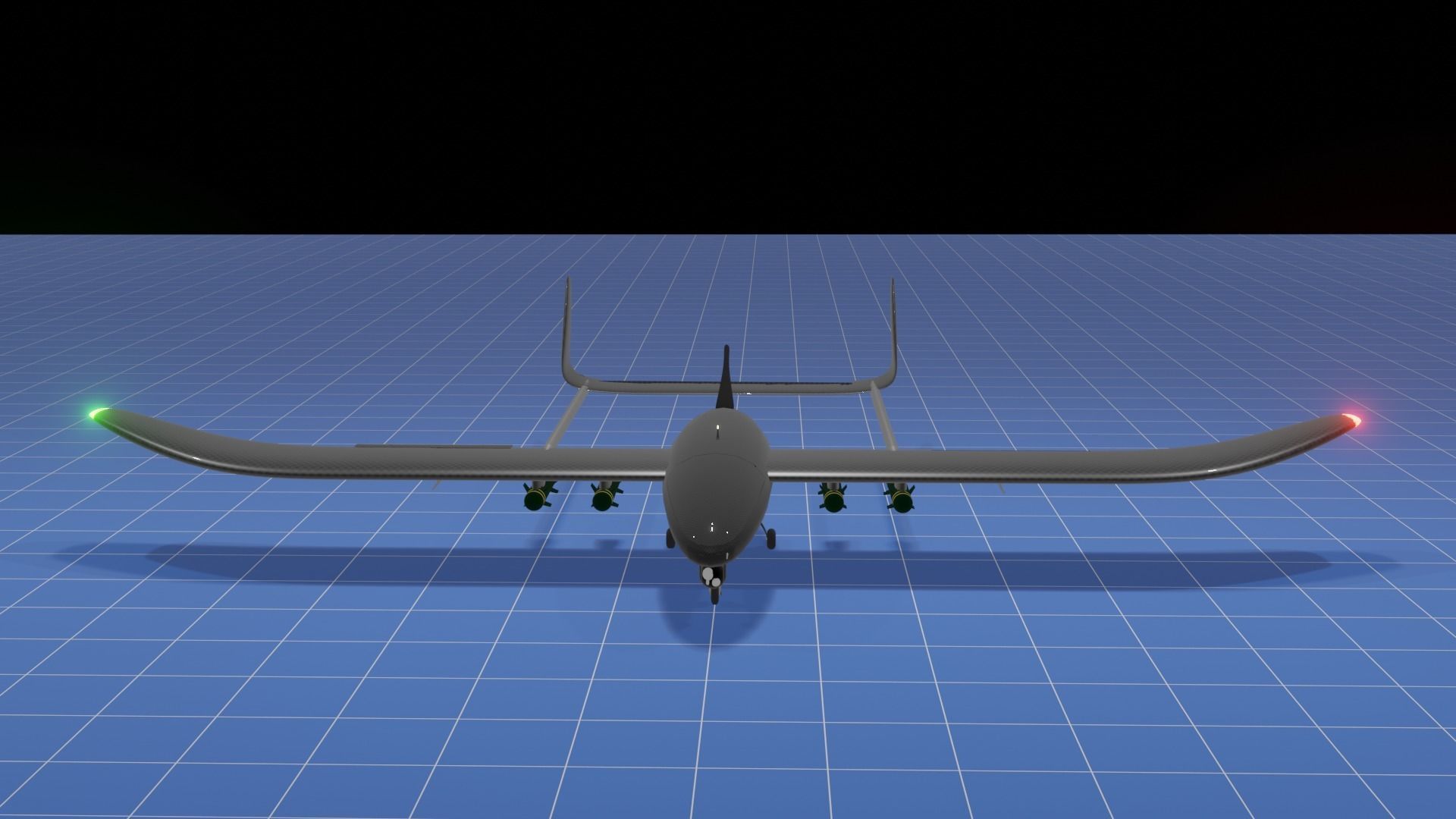Fixed Wing UAV Drone free 3D model | CGTrader