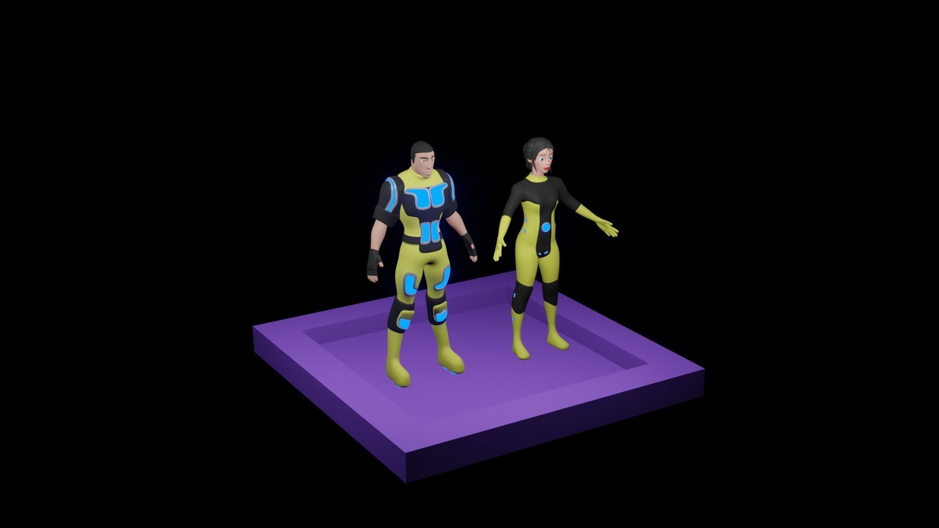 Agent Characters 3D model | CGTrader