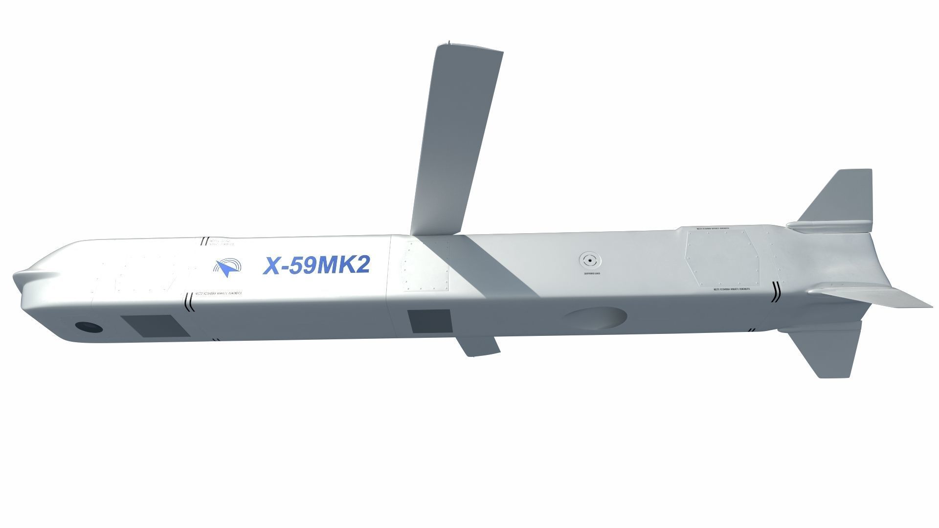 KH-59MK2 - X-59MK2 3D model animated | CGTrader