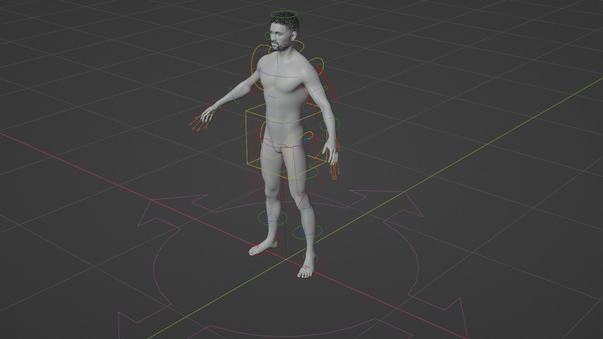 3D man model 3D model rigged | CGTrader