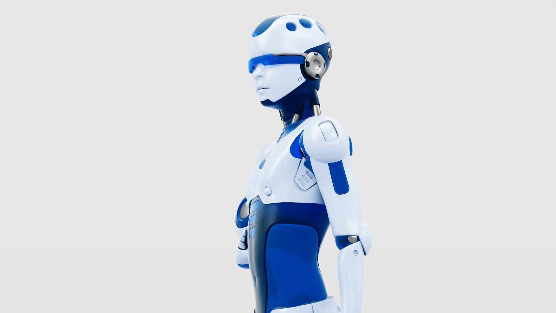 CHILD BOT ARNOLD RIGGED 3D model rigged | CGTrader