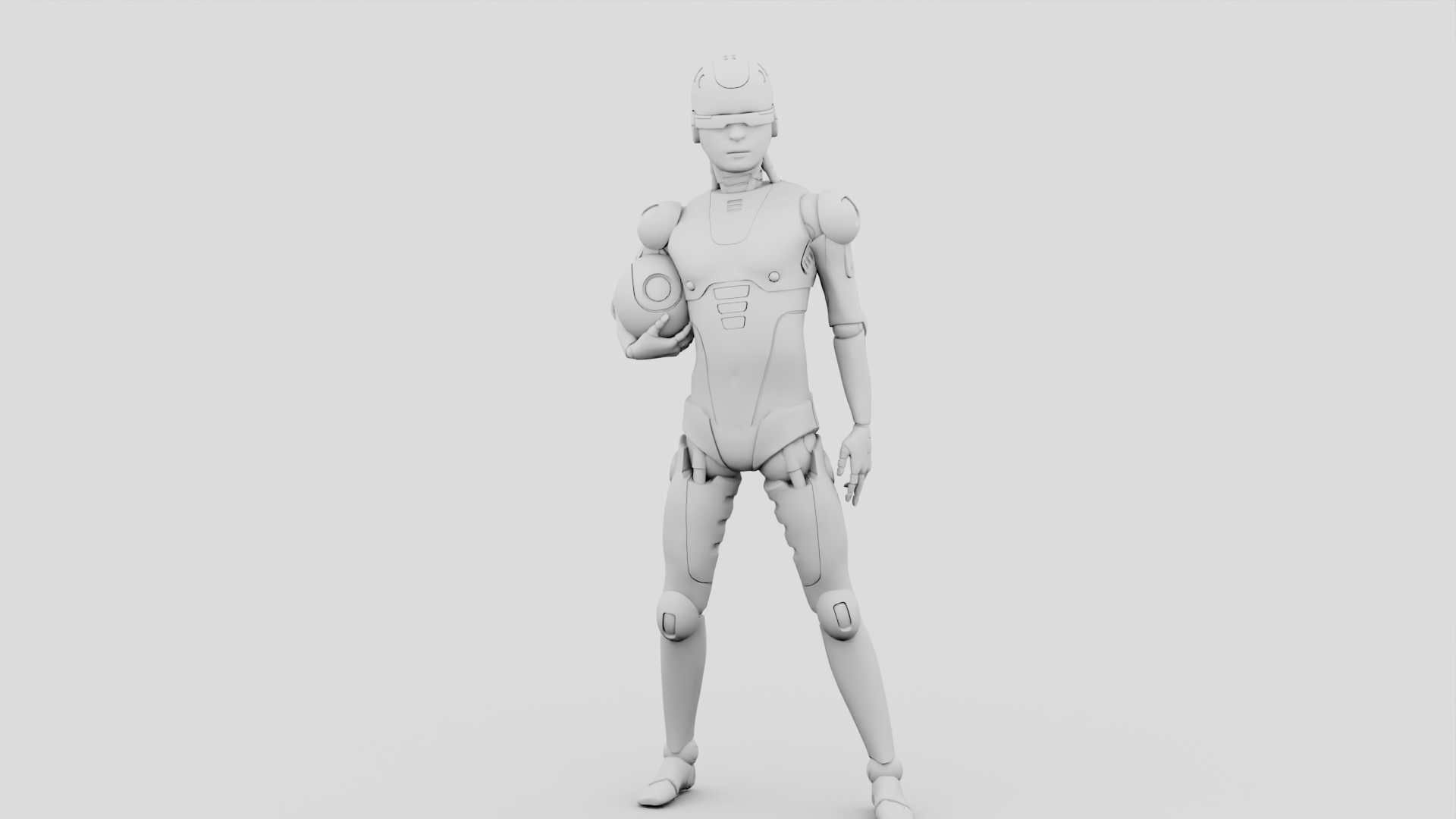 CHILD BOT ARNOLD RIGGED 3D model rigged | CGTrader