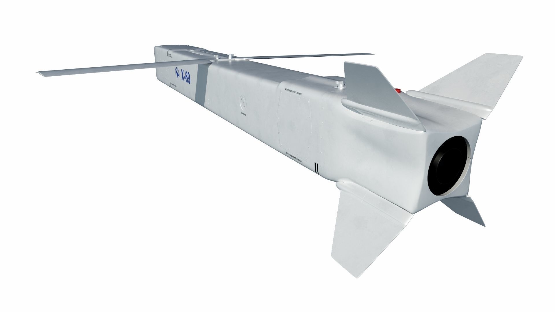 Kh-69 - X-69 stealth cruise missile 3D model animated | CGTrader