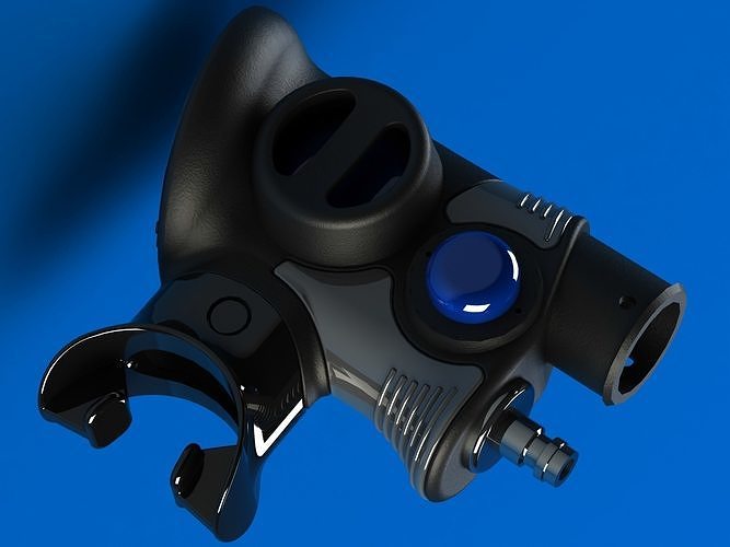 SeaQuest Alternate Air Source 3D model rigged | CGTrader