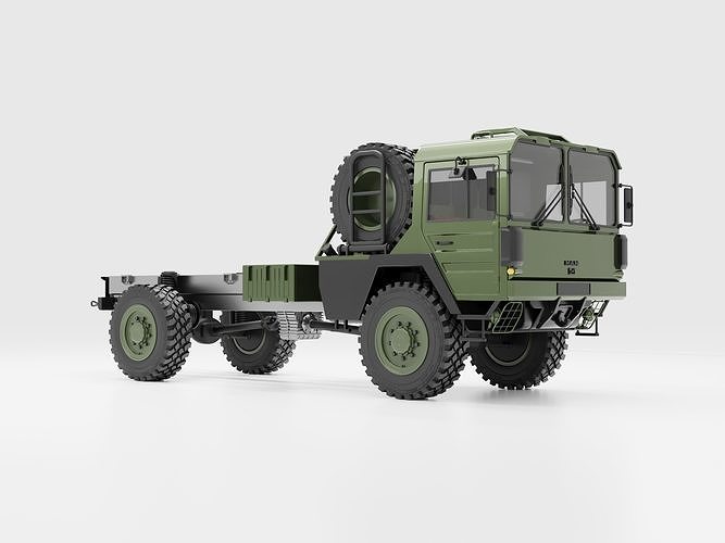 Man Kat1 3D Model - 4x4 Truck 3D model | CGTrader