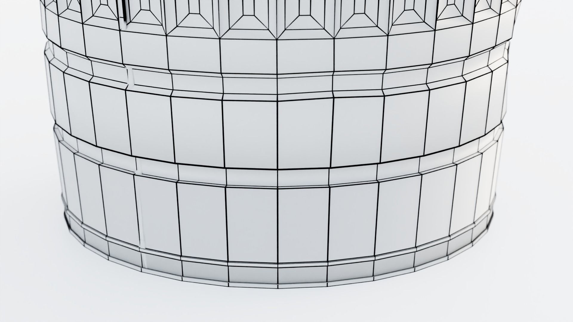 3D model Worn Trash Can VR / AR / low-poly | CGTrader