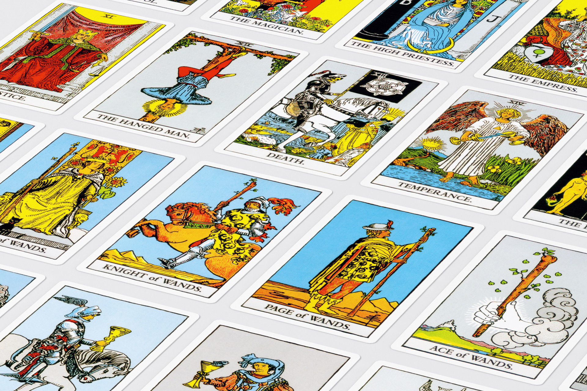 3D model Tarot Cards - Rider Waite - single textures VR / AR / low-poly ...