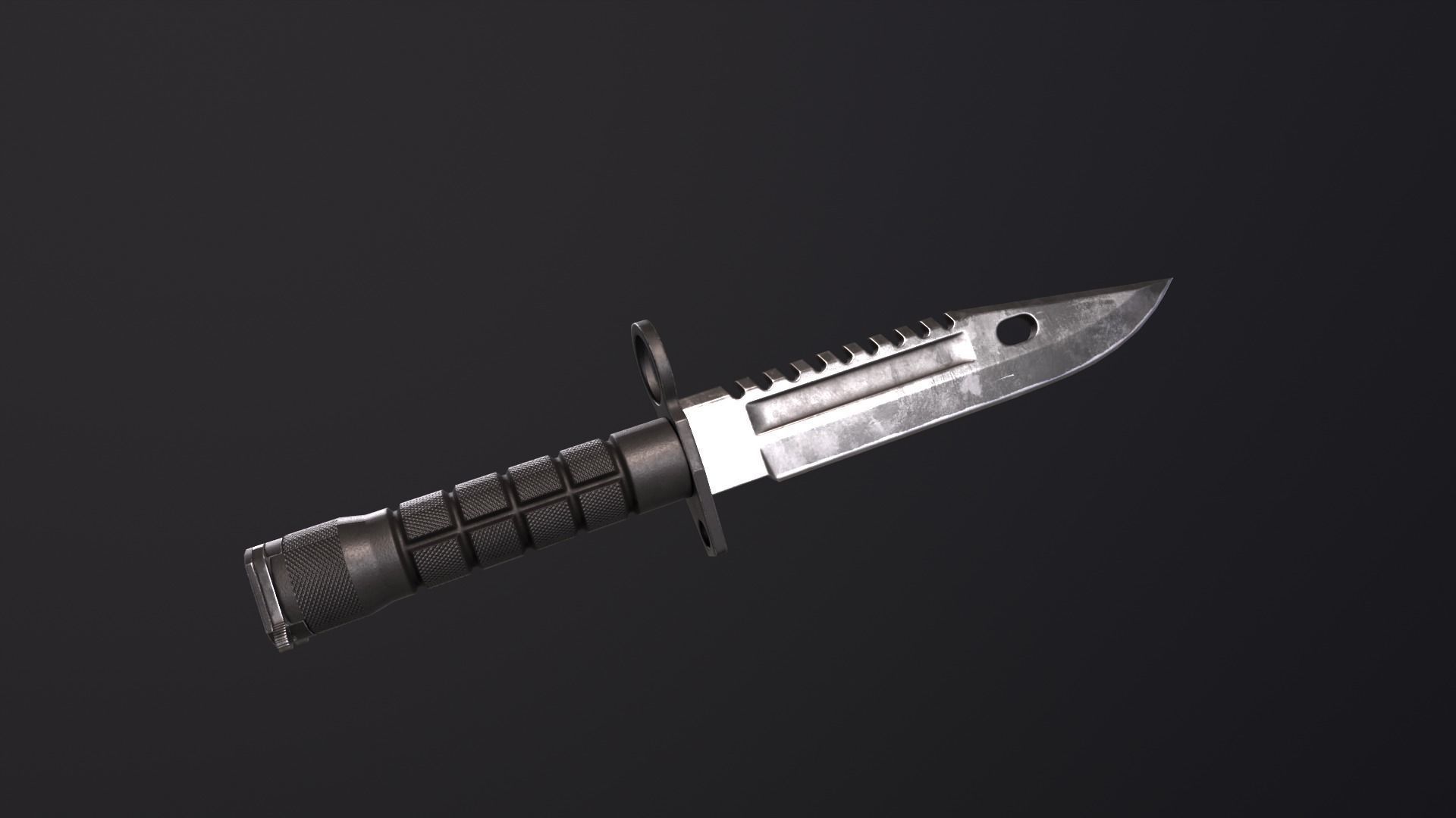 3D model M9 knife with two sets of skins VR / AR / low-poly | CGTrader