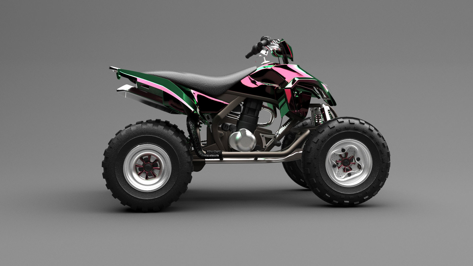 Quadrocycle 3D model | CGTrader