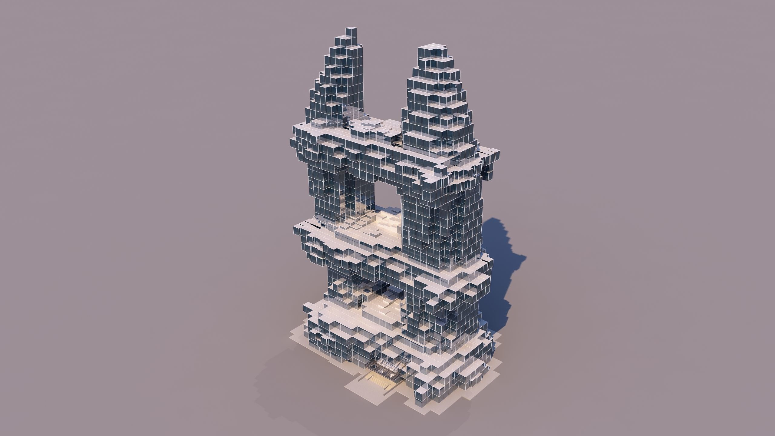 0183 - Skyscraper Architecture 3D Project - 2D Drawings 3D model | CGTrader