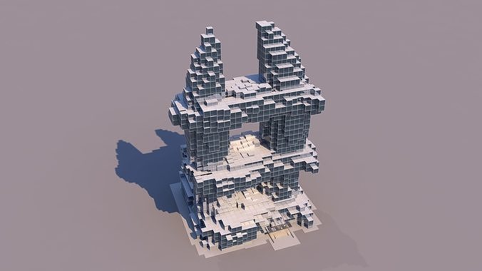 0183 - Skyscraper Architecture 3D Project - 2D Drawings 3D model | CGTrader