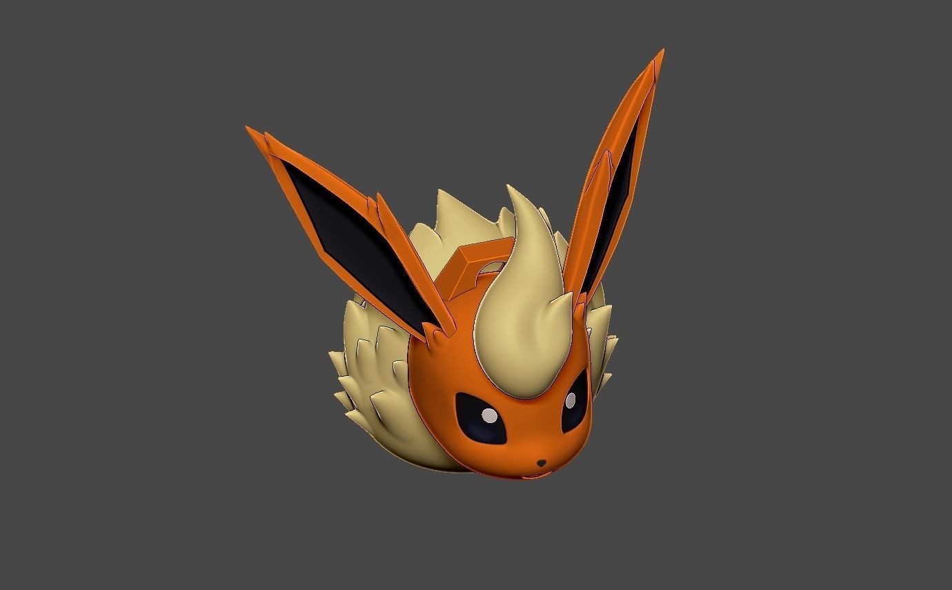 flareon keychain 3D model 3D printable | CGTrader