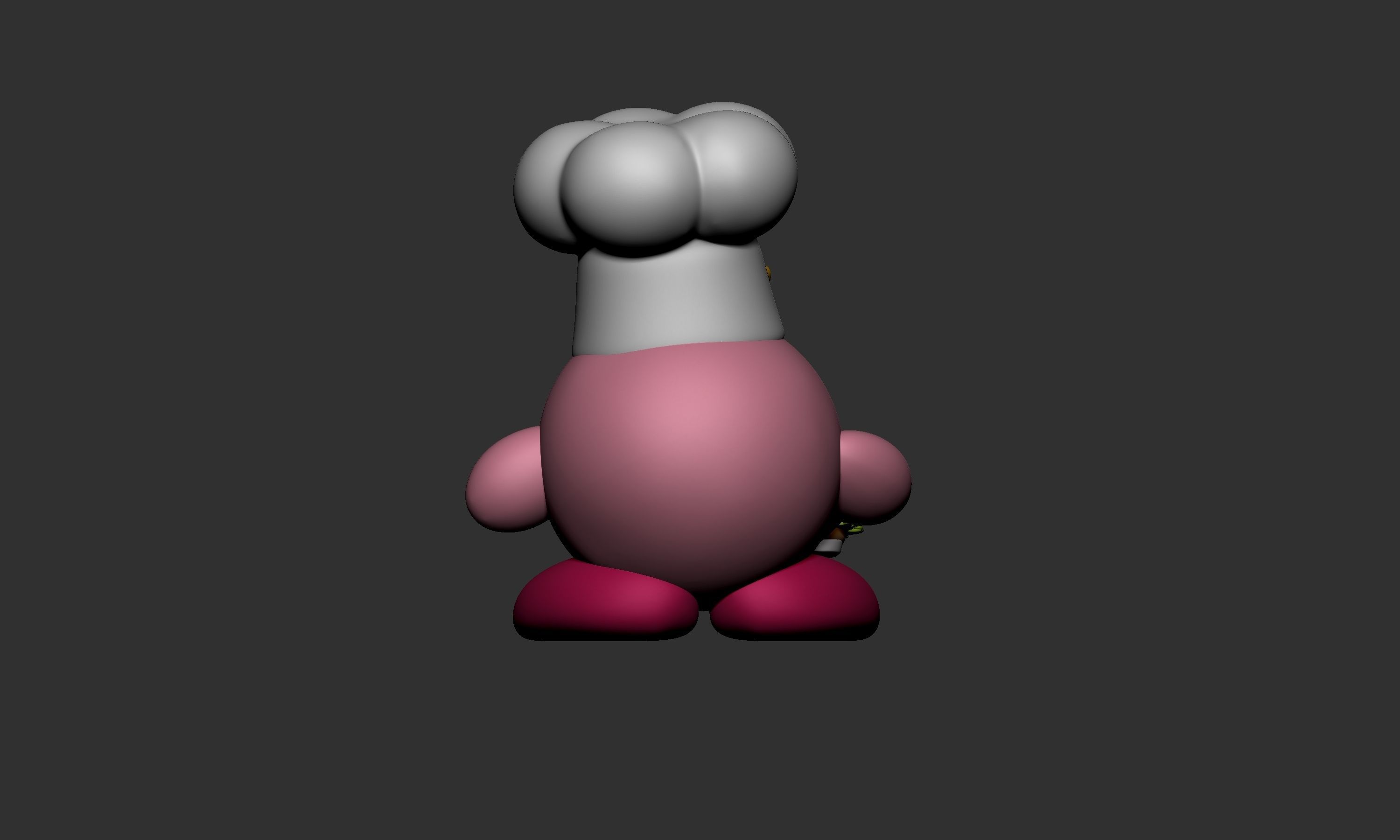 CHEF KIRBY 3D model 3D printable | CGTrader