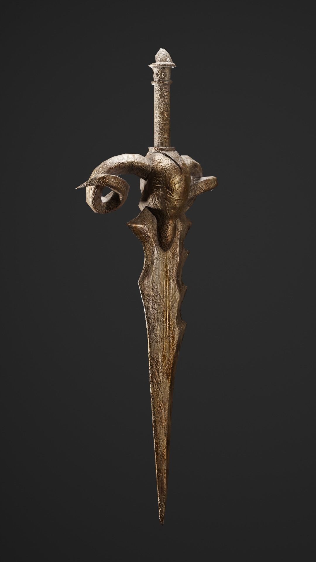 3D model sword skull collection 3 model Game assets VR / AR / low-poly ...