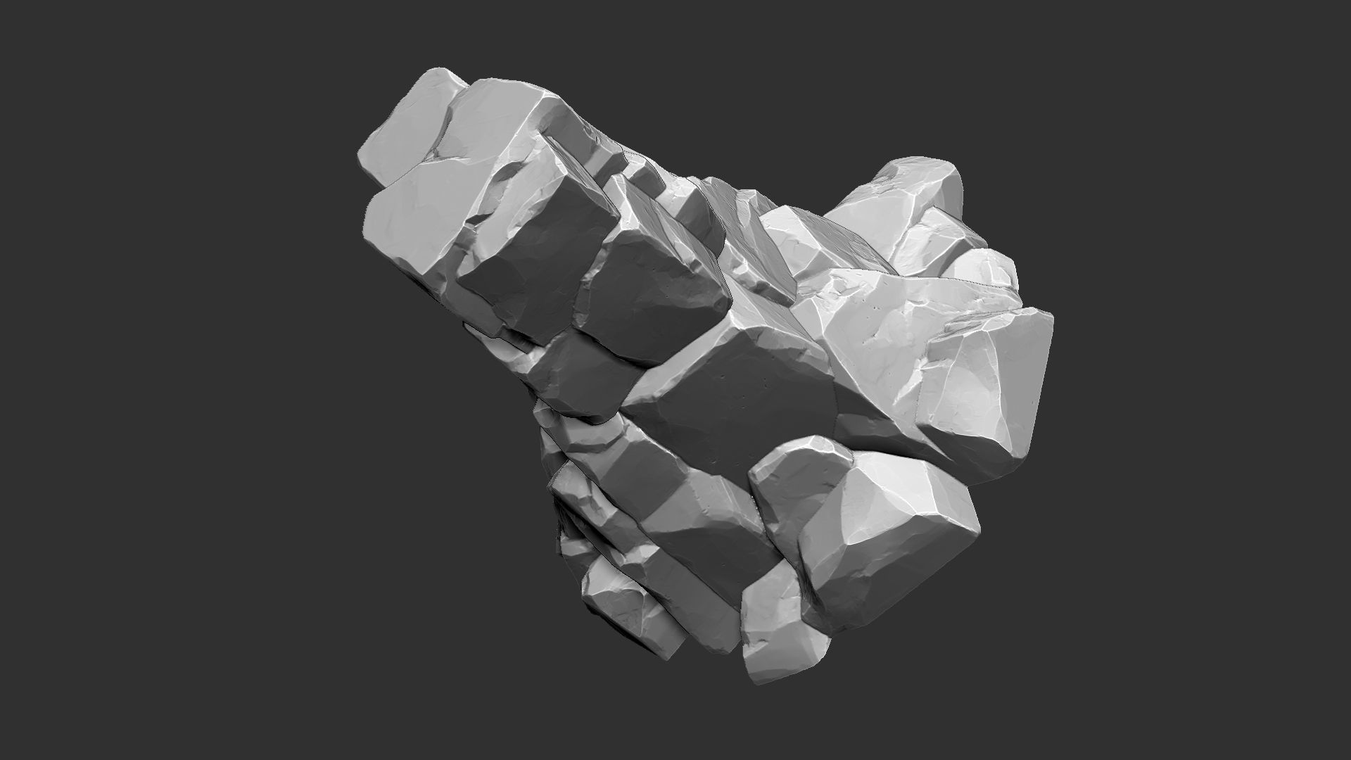 3D Mountain rock Zbrush sculpt 3D model | CGTrader