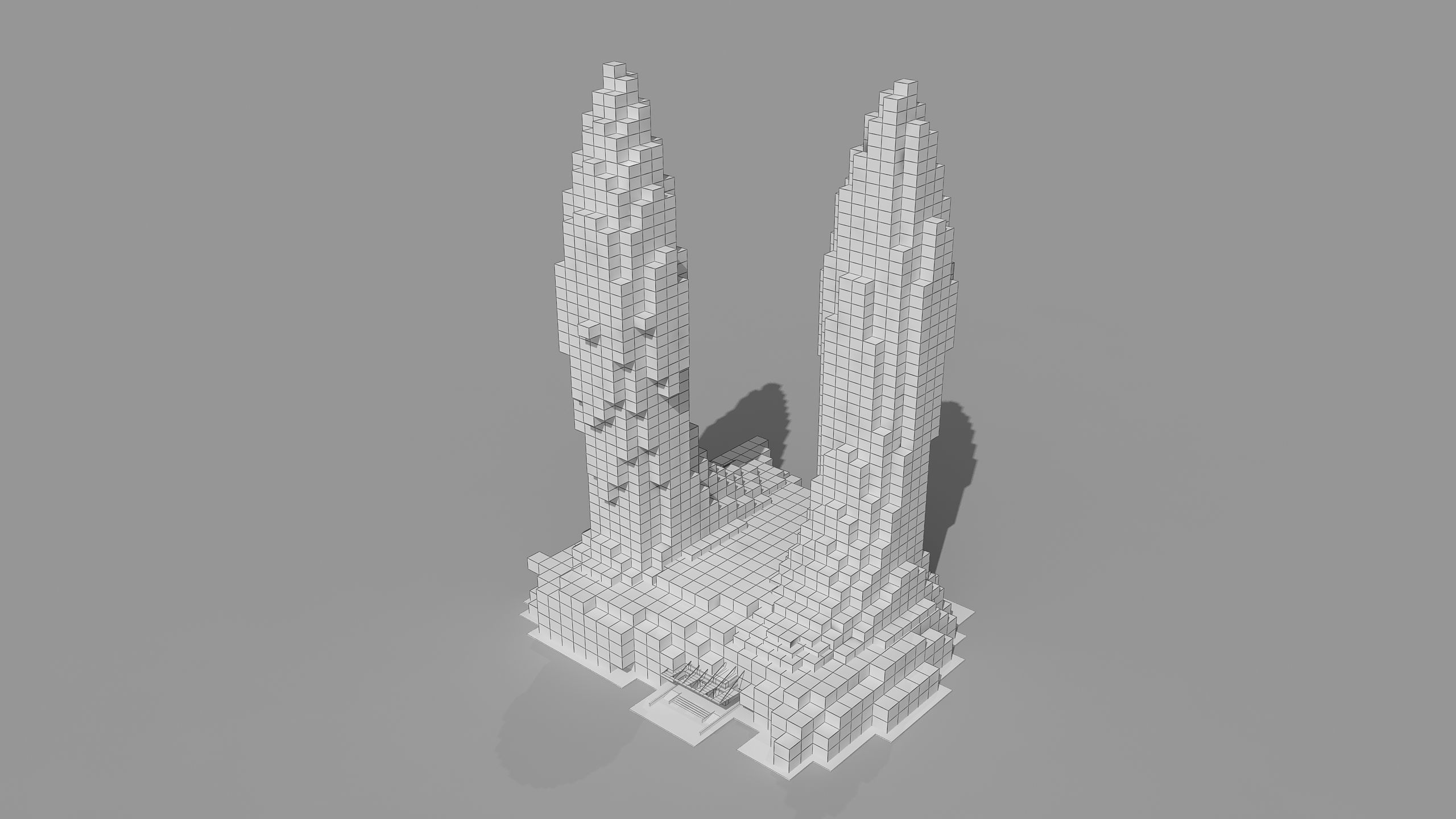 0184 - Skyscraper Architecture 3D Project - 2D Drawings 3D model | CGTrader