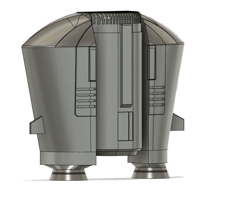 Mandalorian Moff Gideon Imperial Commando Jetpack 3D model 3D printable ...