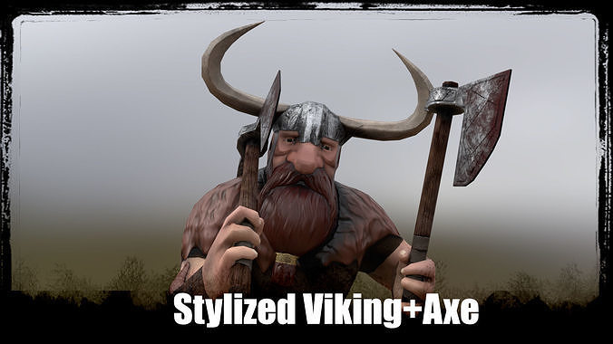 3D model Stylized Viking VR / AR / low-poly | CGTrader