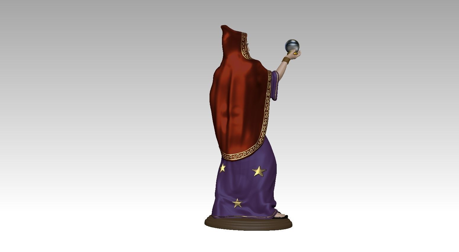 Merlin wizard statue for 3D printing 3D model 3D printable | CGTrader