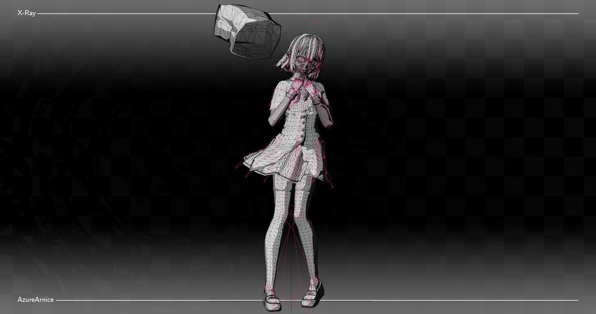3D model Highschool DxD - Gasper Vladi MMD Model VR / AR / low-poly ...
