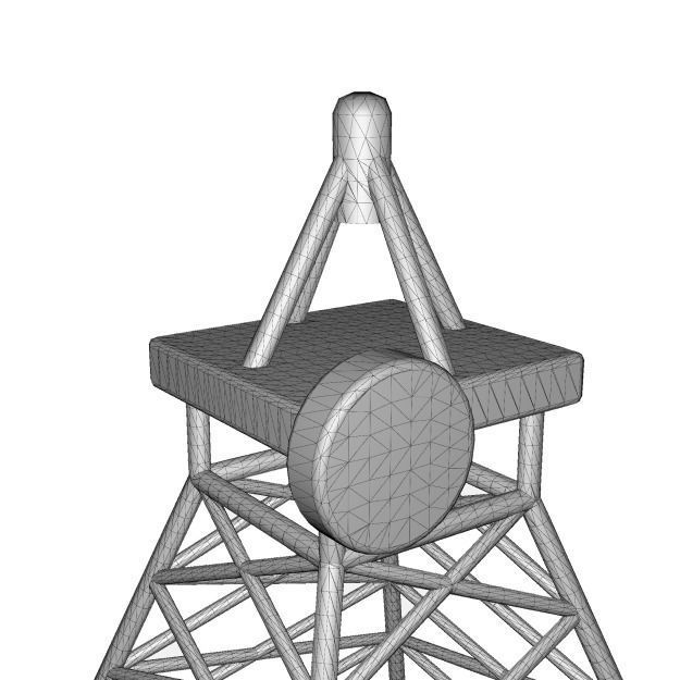 3D model Telecom Mobile Tower VR / AR / low-poly | CGTrader