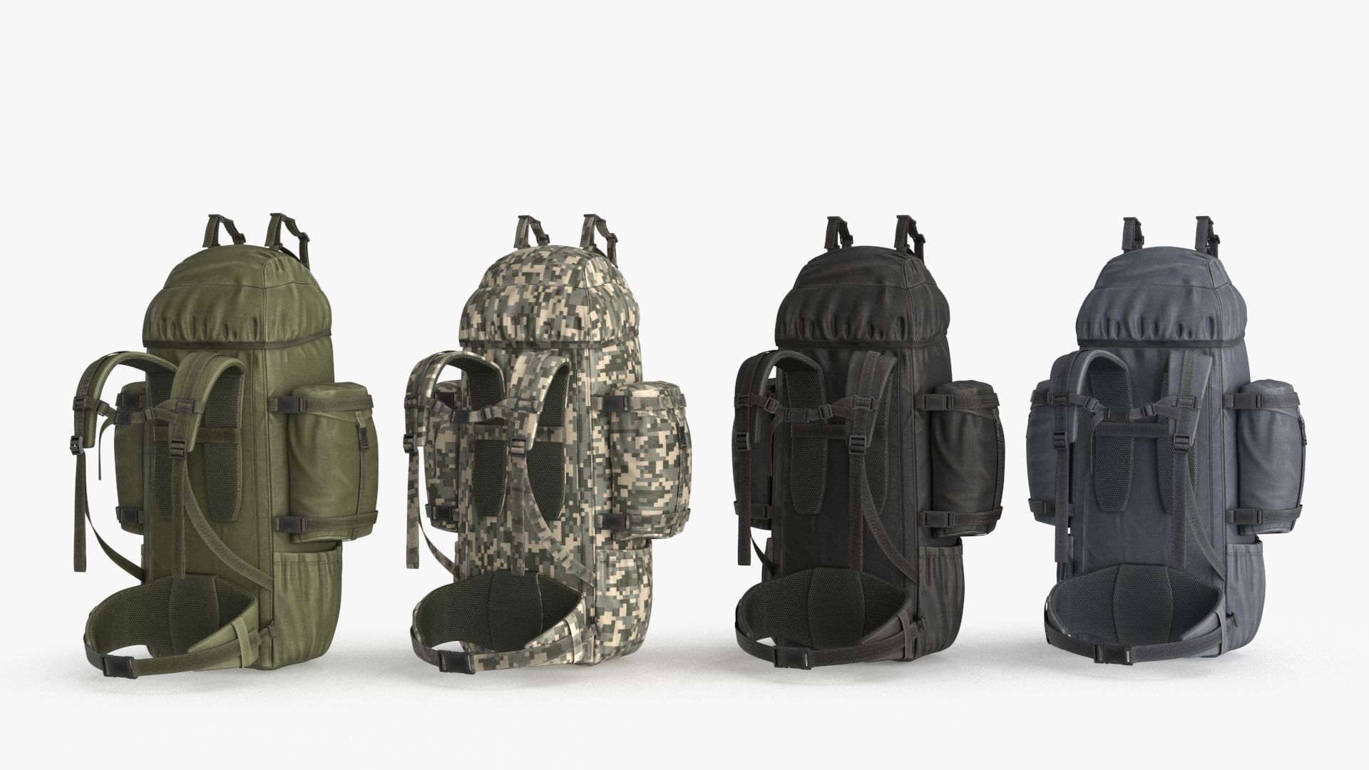 3D model Tactical Military Backpack VR / AR / low-poly | CGTrader