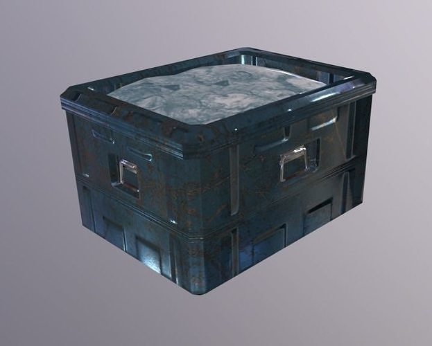 3D model Crate Ice VR / AR / low-poly | CGTrader