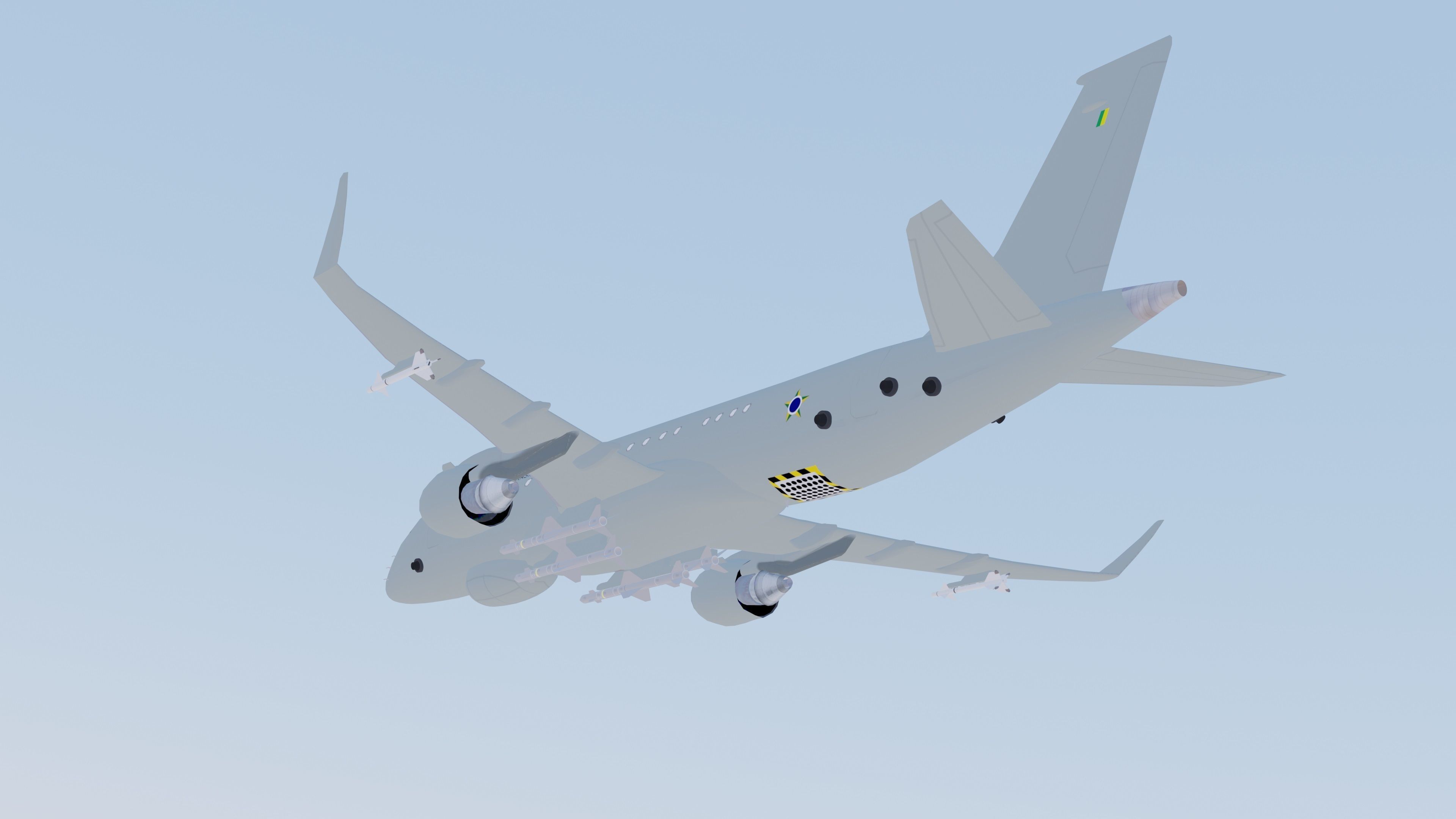 3D model Embraer Maritime Patrol FAB VR / AR / low-poly | CGTrader