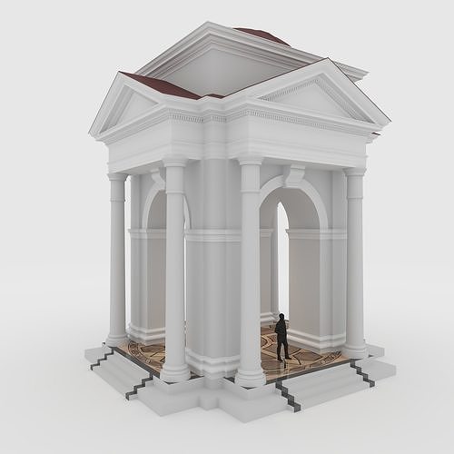 Portico 1 3D model | CGTrader
