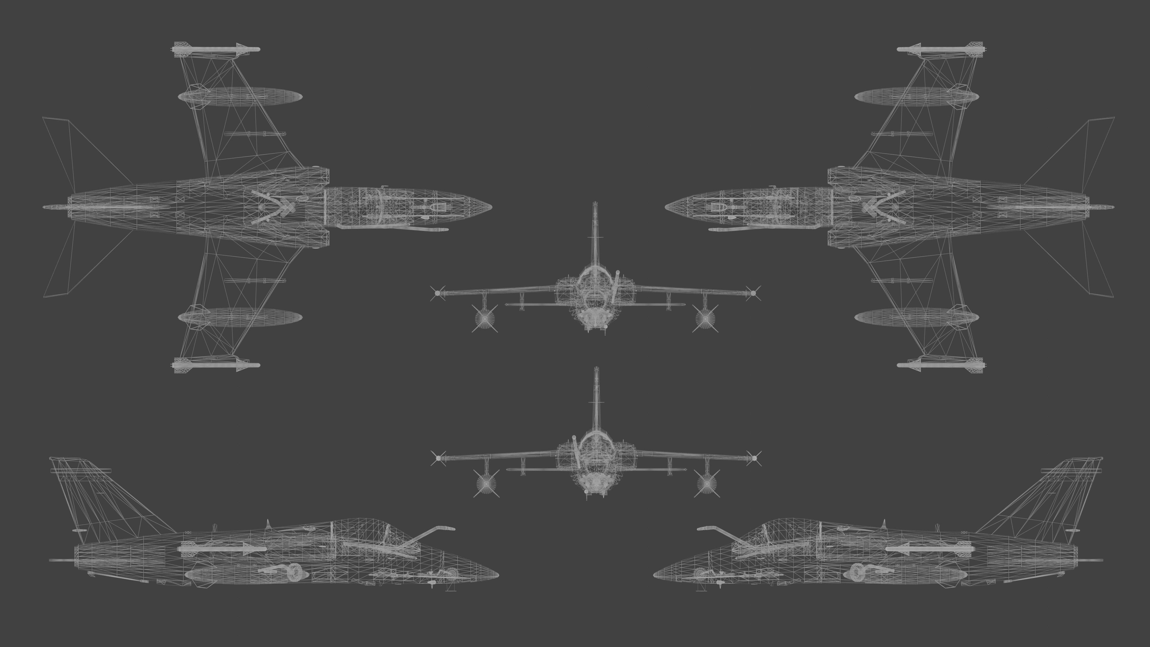 International AMX A-1A Italian Air Force 3D model | CGTrader