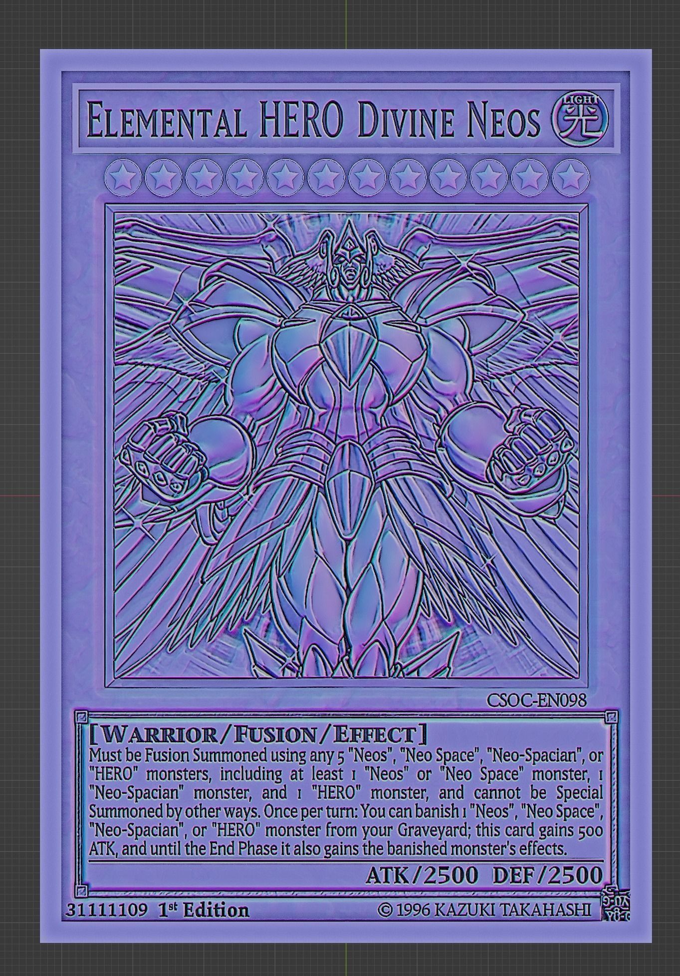 elemental hero divine neos - yugioh 3D model 3D printable | CGTrader