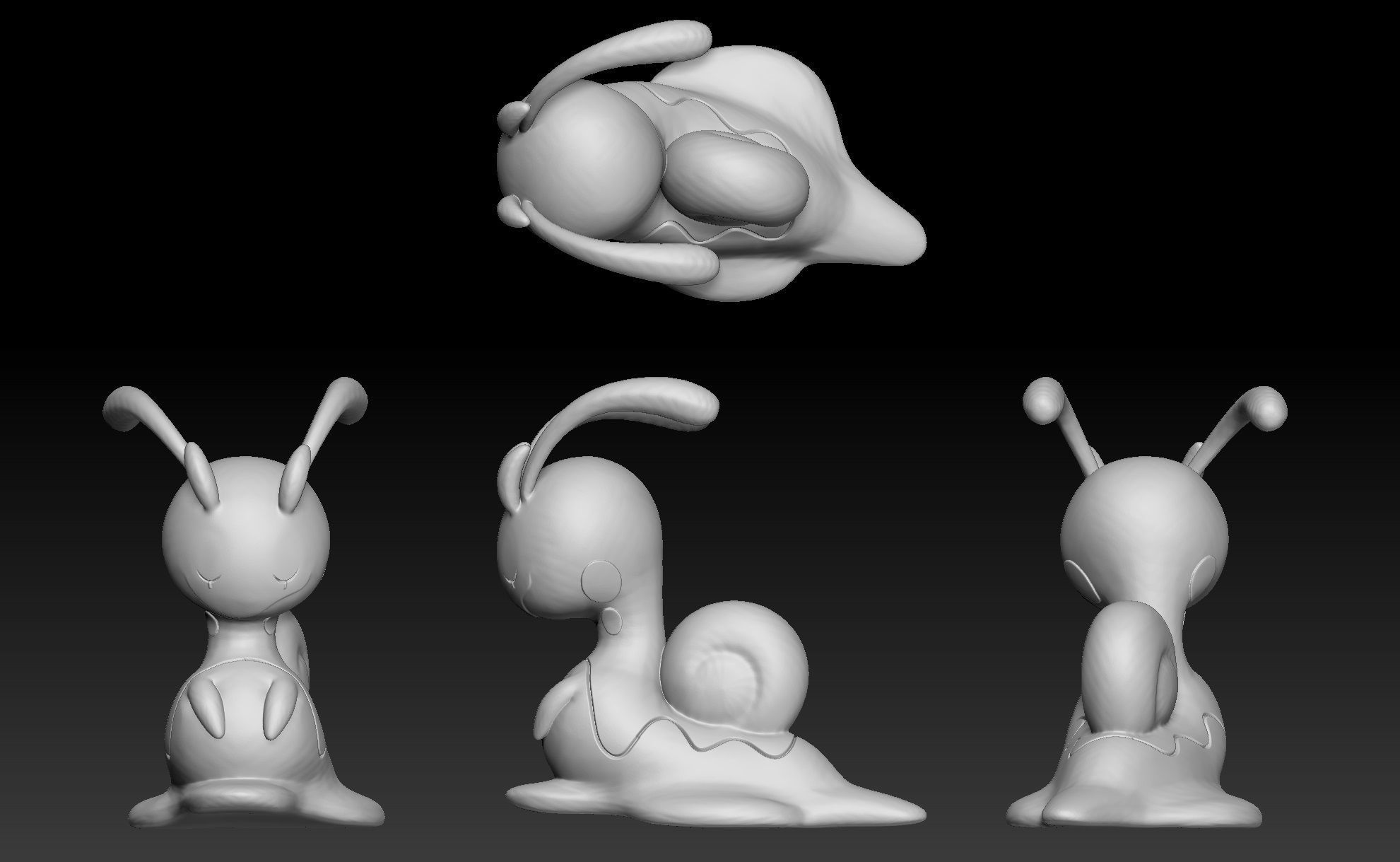 Pokemon Goomy Hisuian Sliggoo Goodra 3D model 3D printable | CGTrader