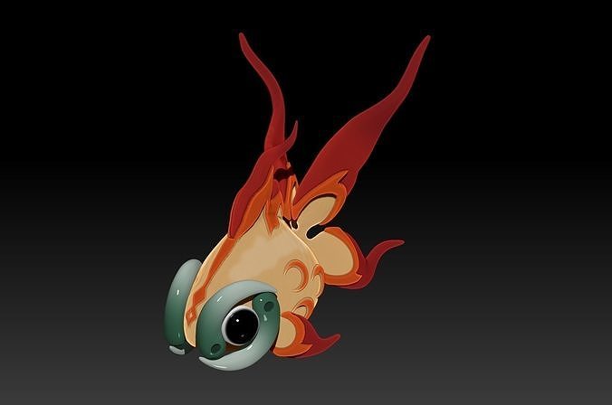 Pokemon Chi-Yu 3D model 3D printable | CGTrader