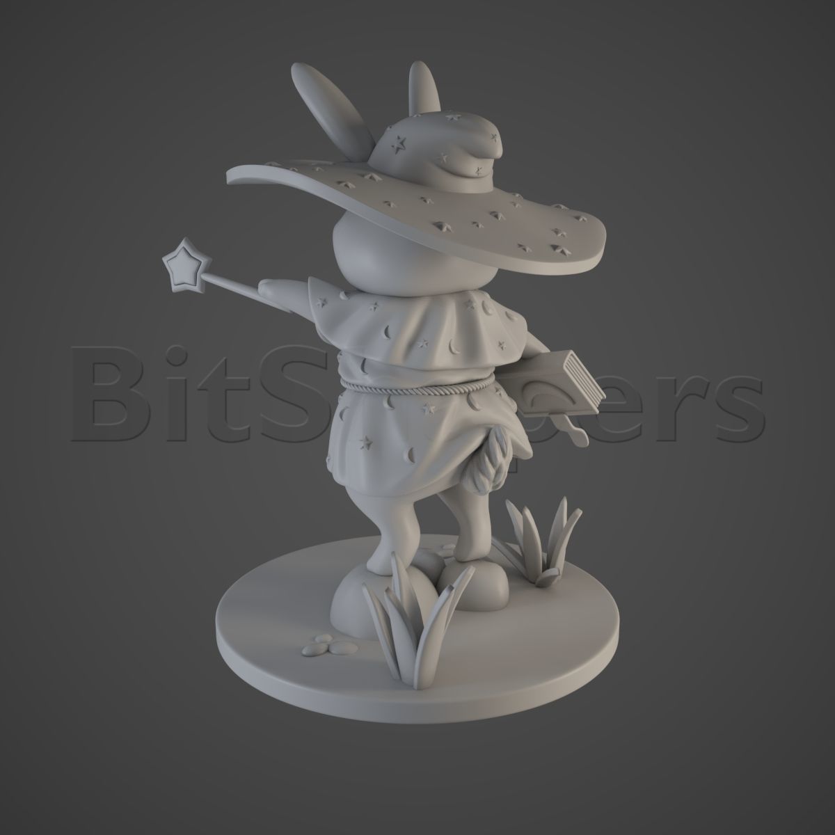 Bunny Mage 3D model 3D printable | CGTrader