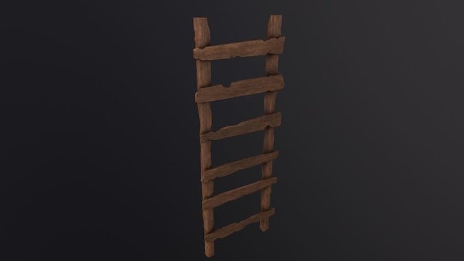3D model Old Ladder 3D Model VR / AR / low-poly | CGTrader