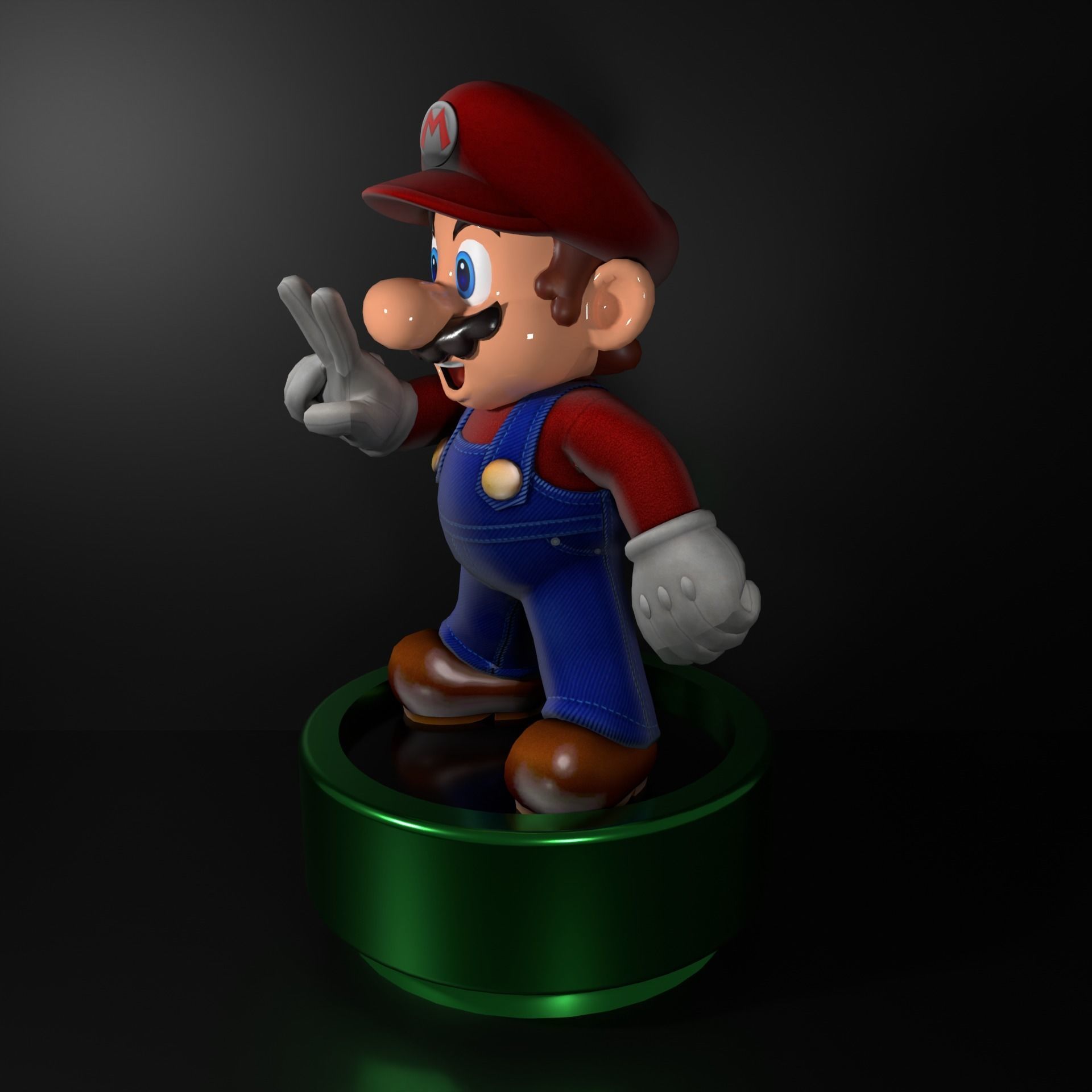 Mario 3D model 3D printable | CGTrader